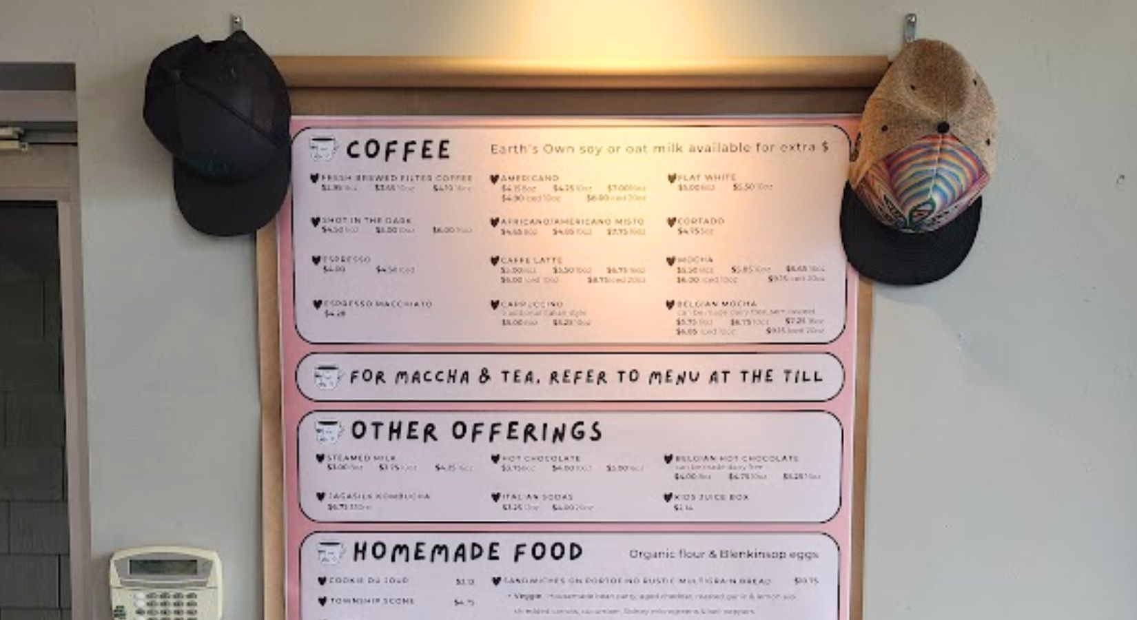 Township Coffee Menu Design – Art By Sharon Lam